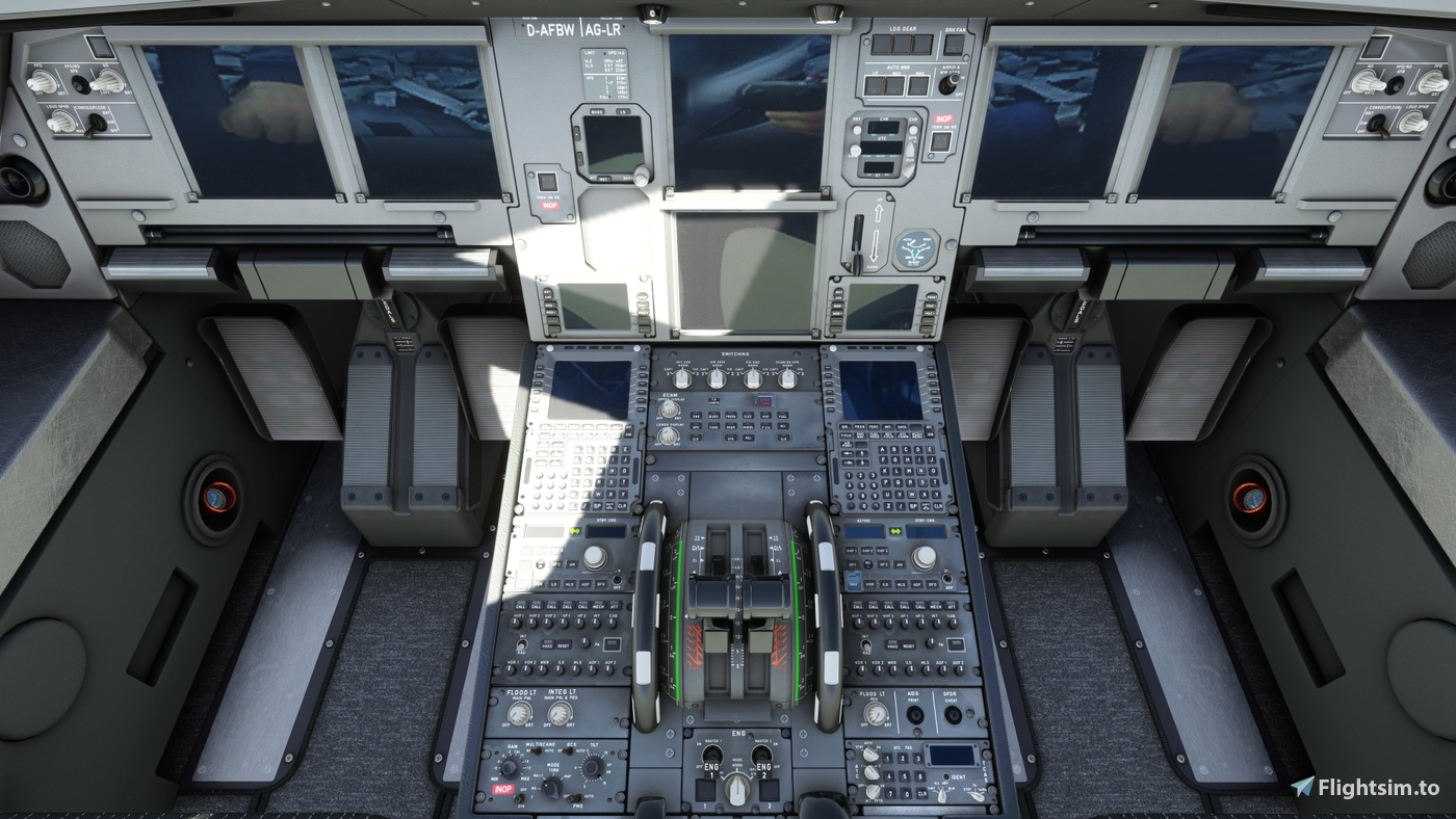 FBW A32NX - Grey Cockpit Recolour voor Microsoft Flight Simulator | MSFS