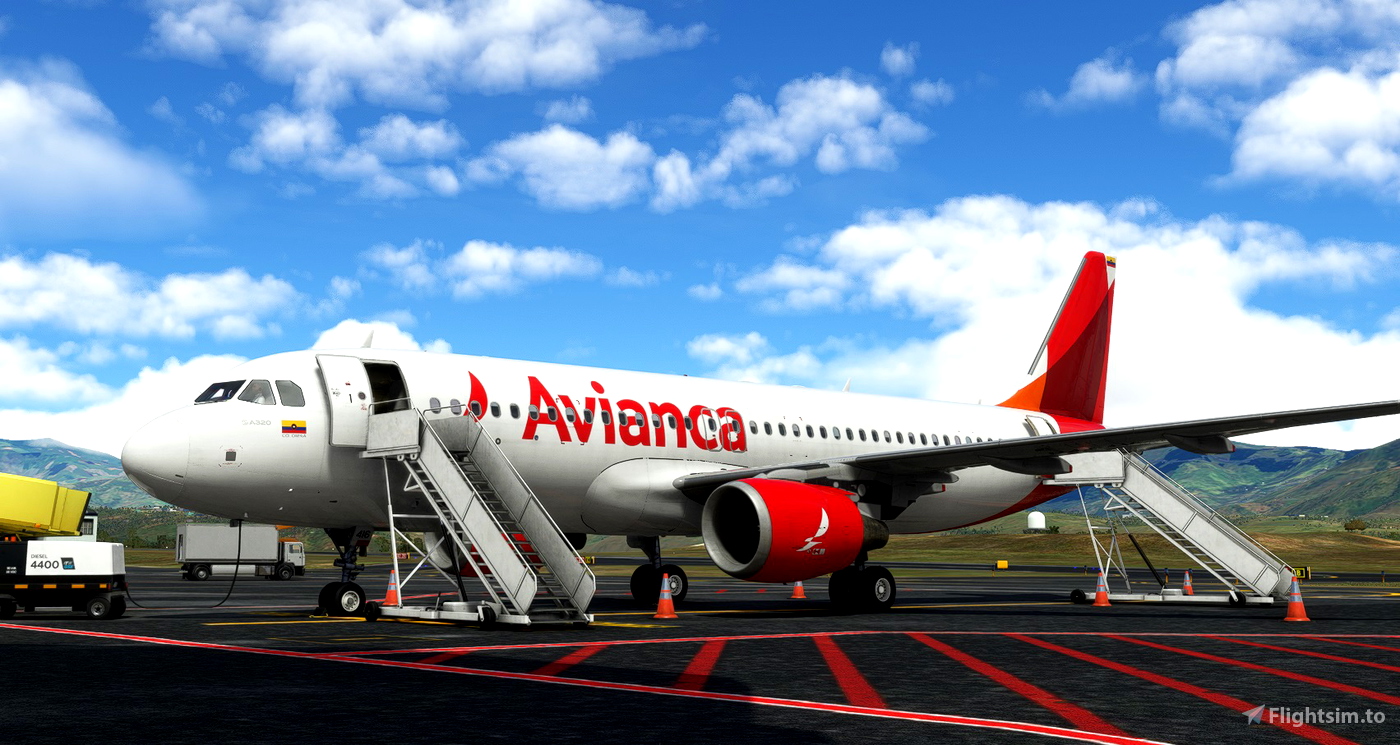 [Fenix A320] Airbus A320 Avianca Colombia [4K] for Microsoft Flight ...