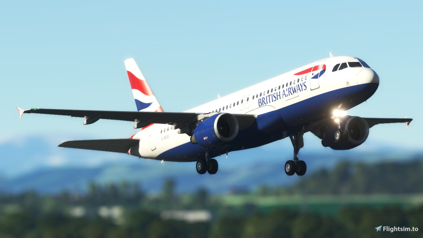 Fenix A320 | British Airways | G-BUSI [4K] for Microsoft Flight ...
