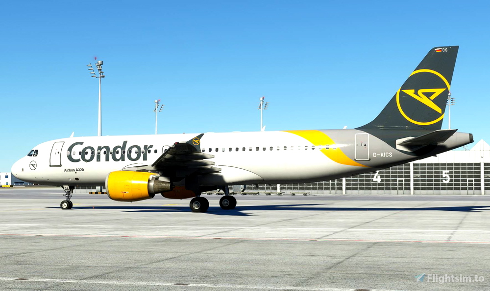 Fenix A320 Condor D-AICS for Microsoft Flight Simulator | MSFS