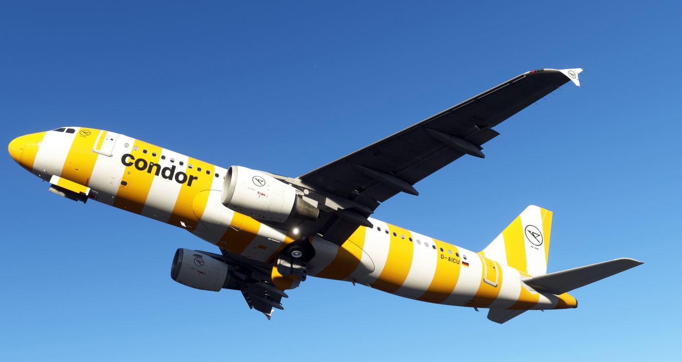 FENIX A320 | Condor 'Sunshine' Livery | D-AICU [8K] Cabin Seats for ...