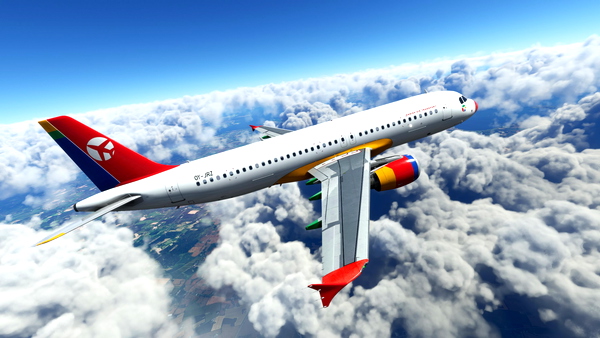 LX-GVA ACJ (Fictional) Fenix A320 4K for Microsoft Flight Simulator | MSFS