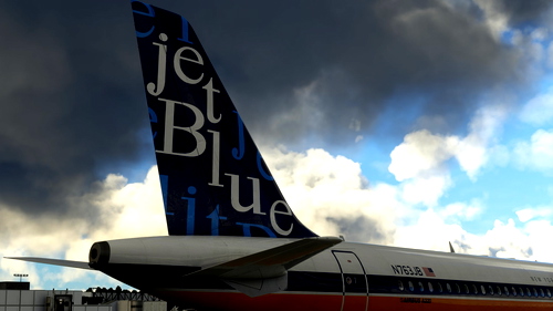 Fenix A320 jetBlue retro livery "N763JB" for Microsoft Flight Simulator ...
