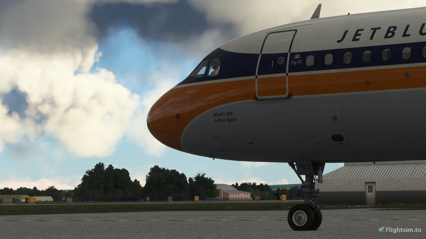 Fenix A320 jetBlue retro livery "N763JB" for Microsoft Flight Simulator ...