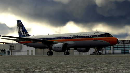 Fenix A320 jetBlue retro livery "N763JB" » Microsoft Flight Simulator