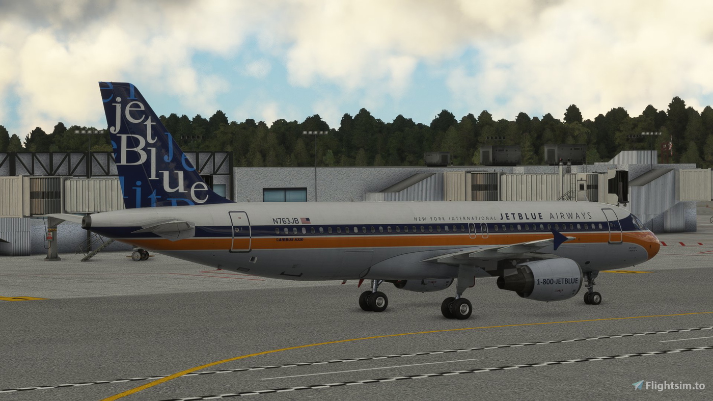 Fenix A320 jetBlue retro livery "N763JB" for Microsoft Flight Simulator ...