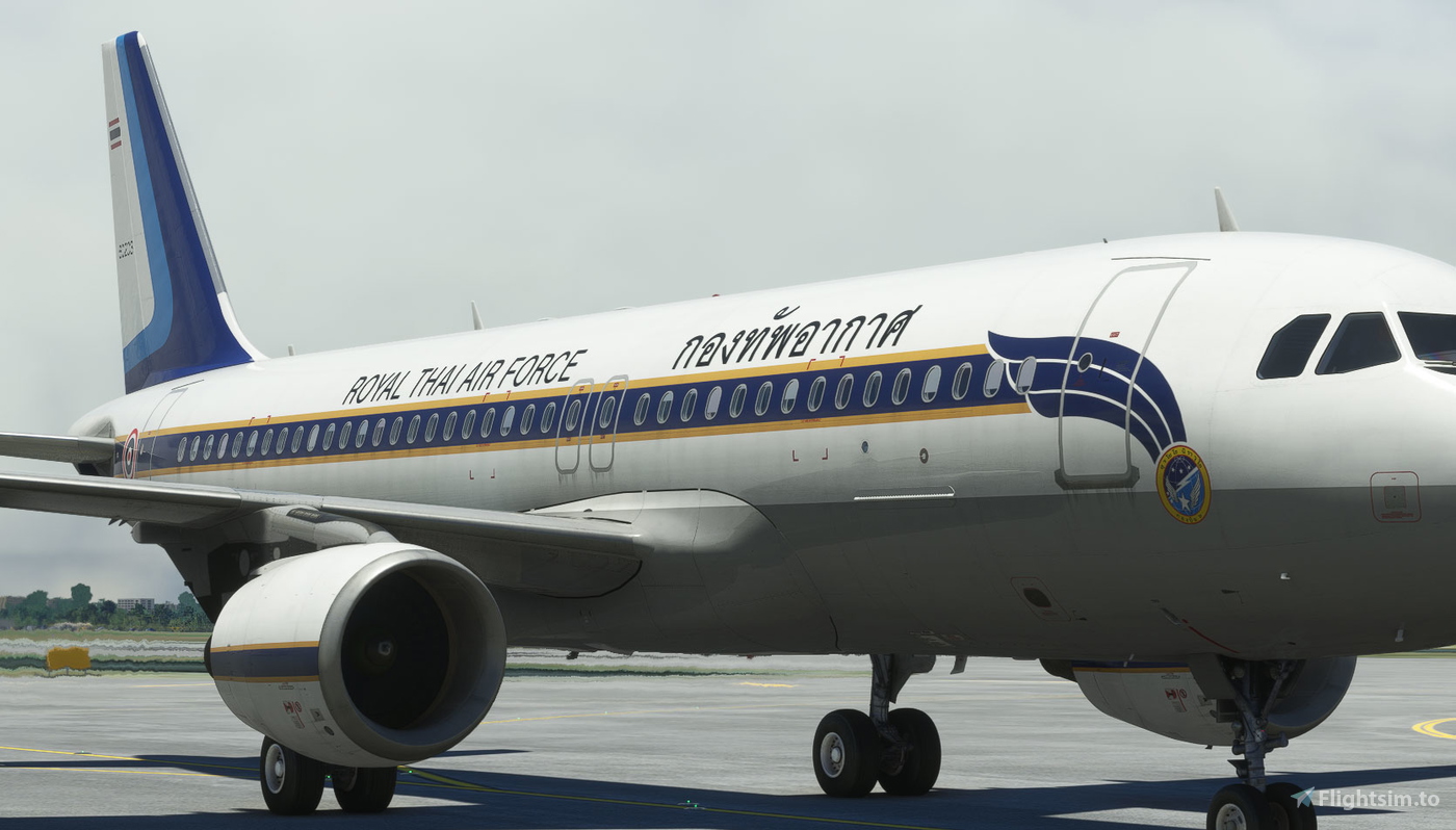Fenix A320 | Royal Thai Air Force | HS -TYT for Microsoft Flight ...