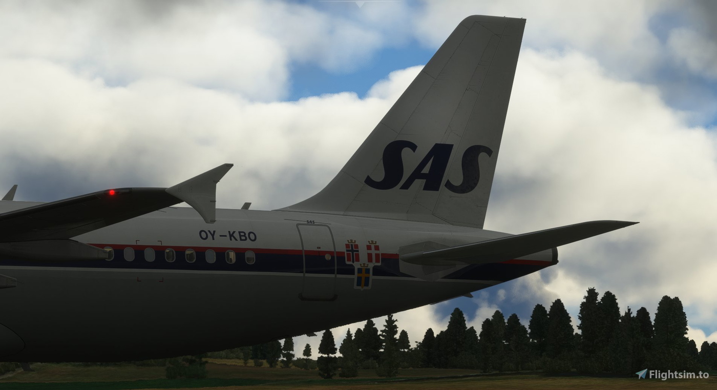 FENIX A320 | Scandinavian Airlines (SAS RETRO) | OY-KBO | 8K for ...