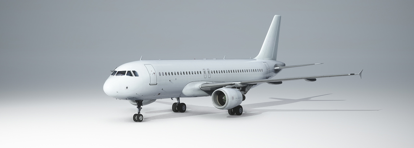 Fenix A320 White 8K & 4K for Microsoft Flight Simulator | MSFS