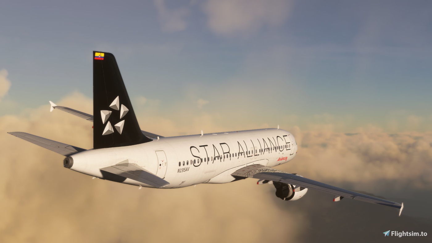 Fenix Airbus A320 Avianca Star Alliance | 4K för Microsoft Flight ...