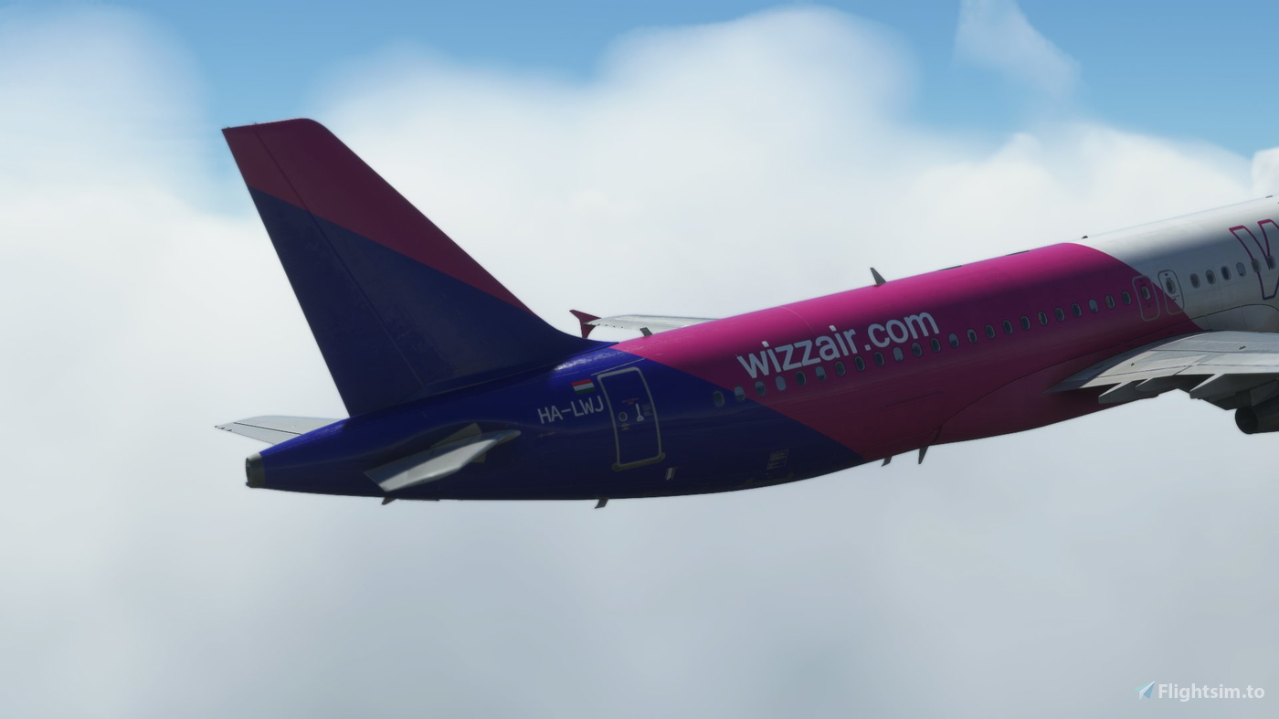 Fenix Airbus A320 Wizz Air | Cabin textures | 4K for Microsoft Flight Simulator | MSFS