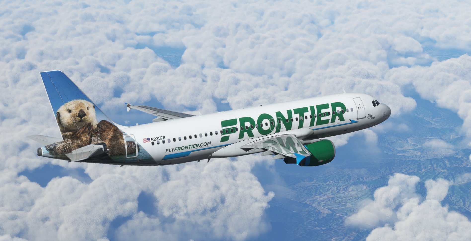 Fenix Frontier Airlines | N235FR | Pike the Otter [8K & 4K] - MSFS Add ...