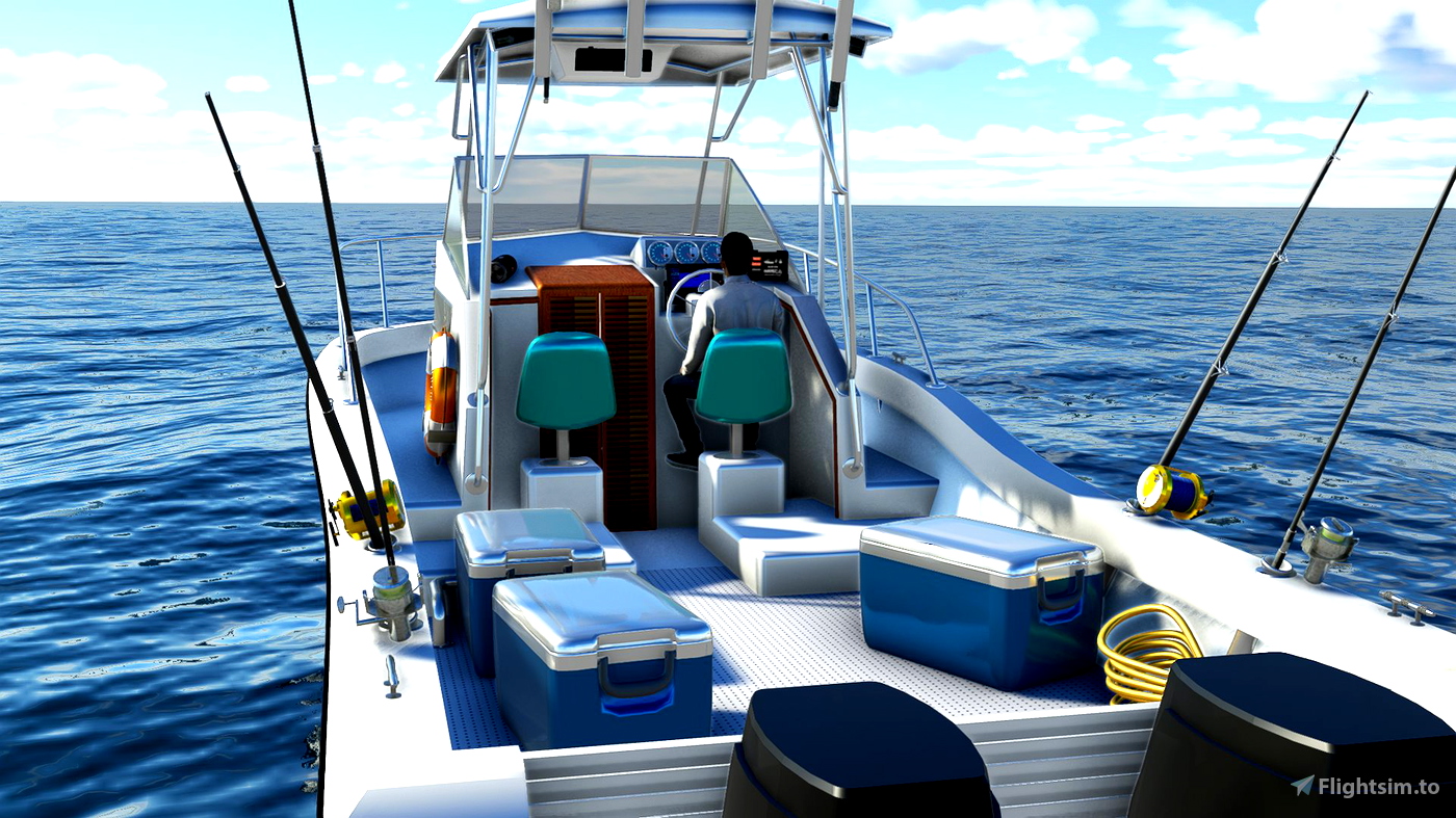 Marine RM - Fishing Boats Driveable Pack for MSFS for MSFS