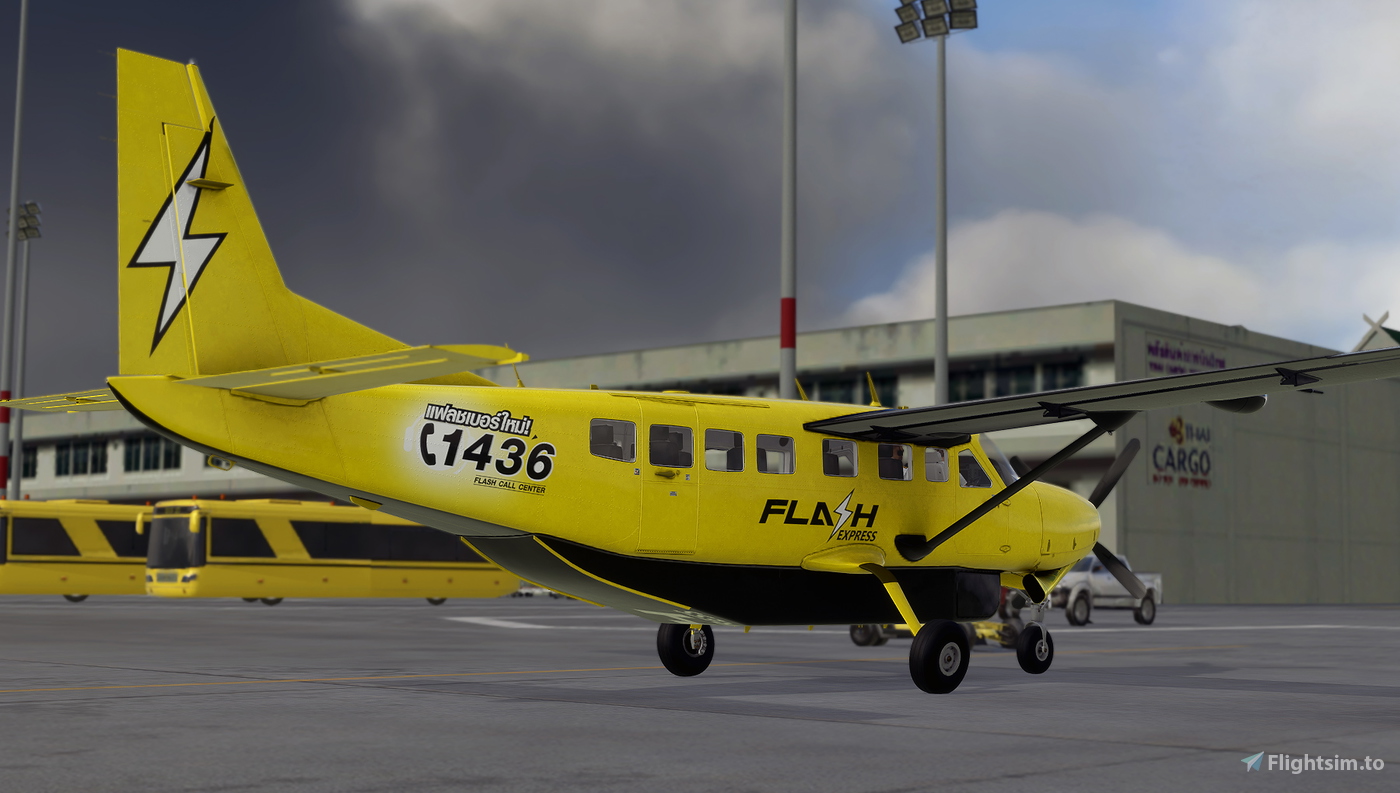 Flash Express Cargo Plane 8K (fictional) for Microsoft Flight Simulator ...