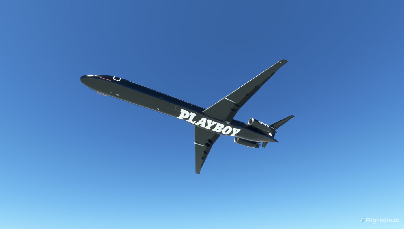 Fly the MadDog X Playboy MD82 N950PB pour Microsoft Flight Simulator | MSFS