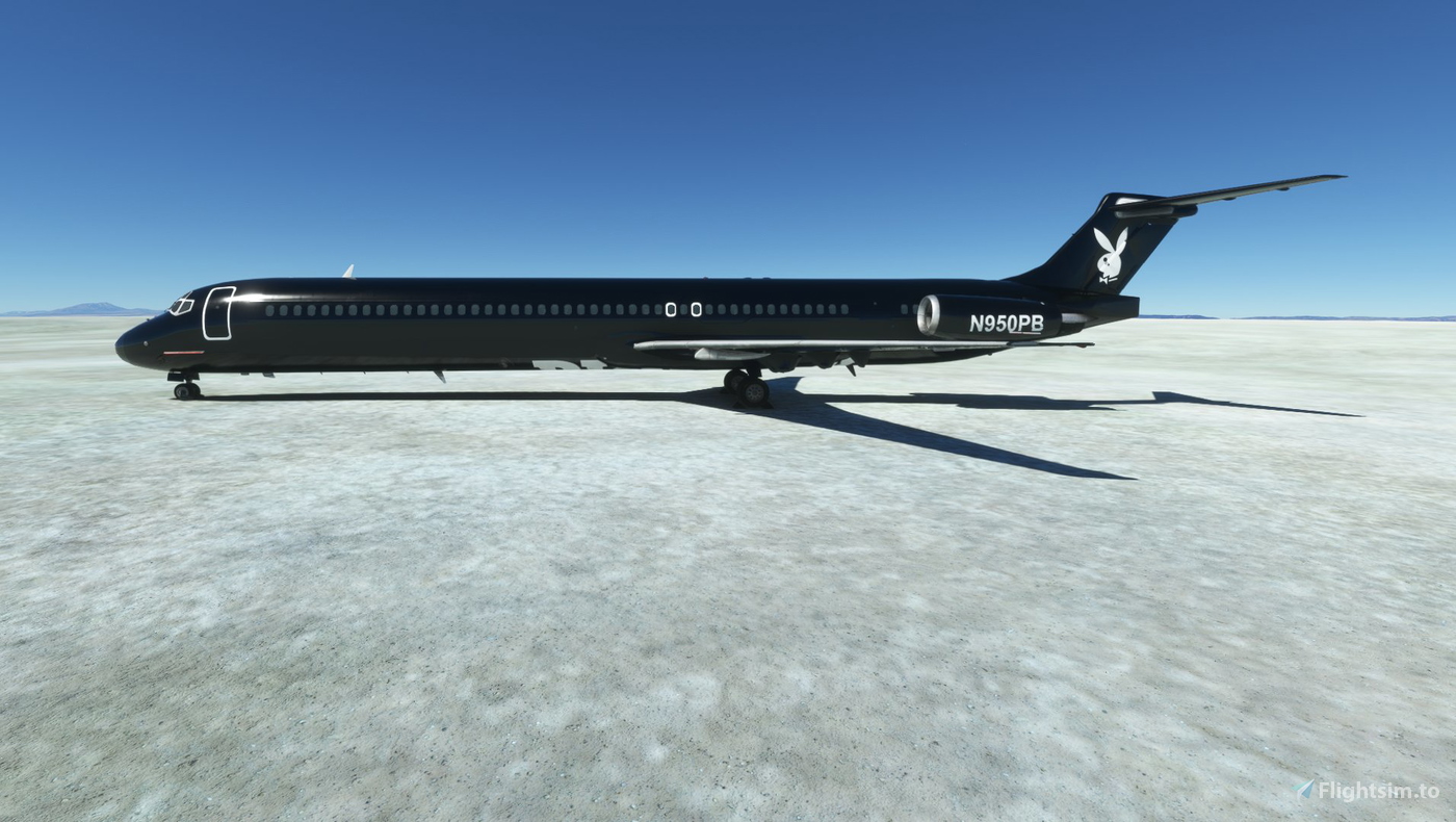 Fly the MadDog X Playboy MD82 N950PB pour Microsoft Flight Simulator | MSFS