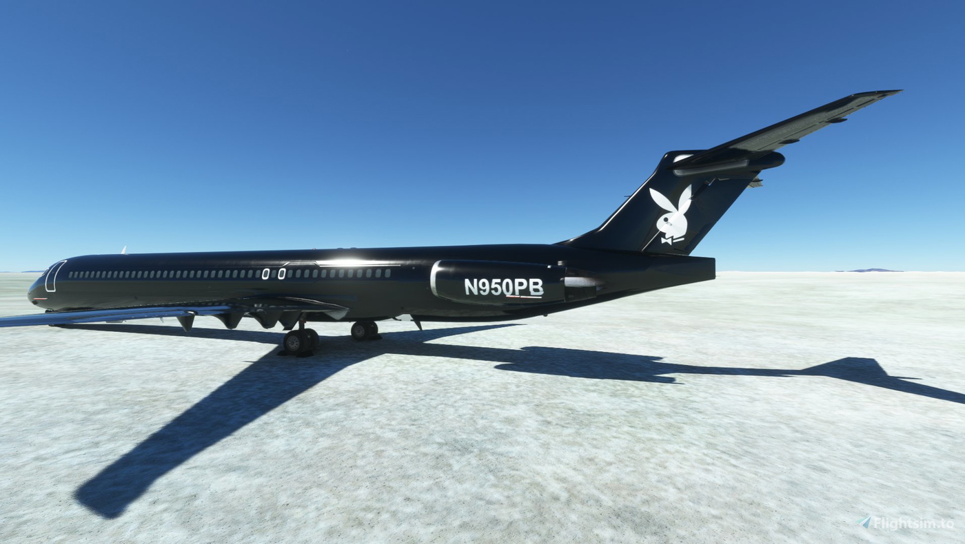 Fly the MadDog X Playboy MD82 N950PB pour Microsoft Flight Simulator | MSFS