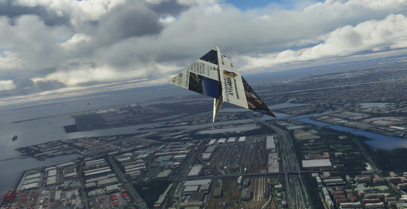 Fly your paper for Tapzi's paper aircraft for Microsoft Flight ...