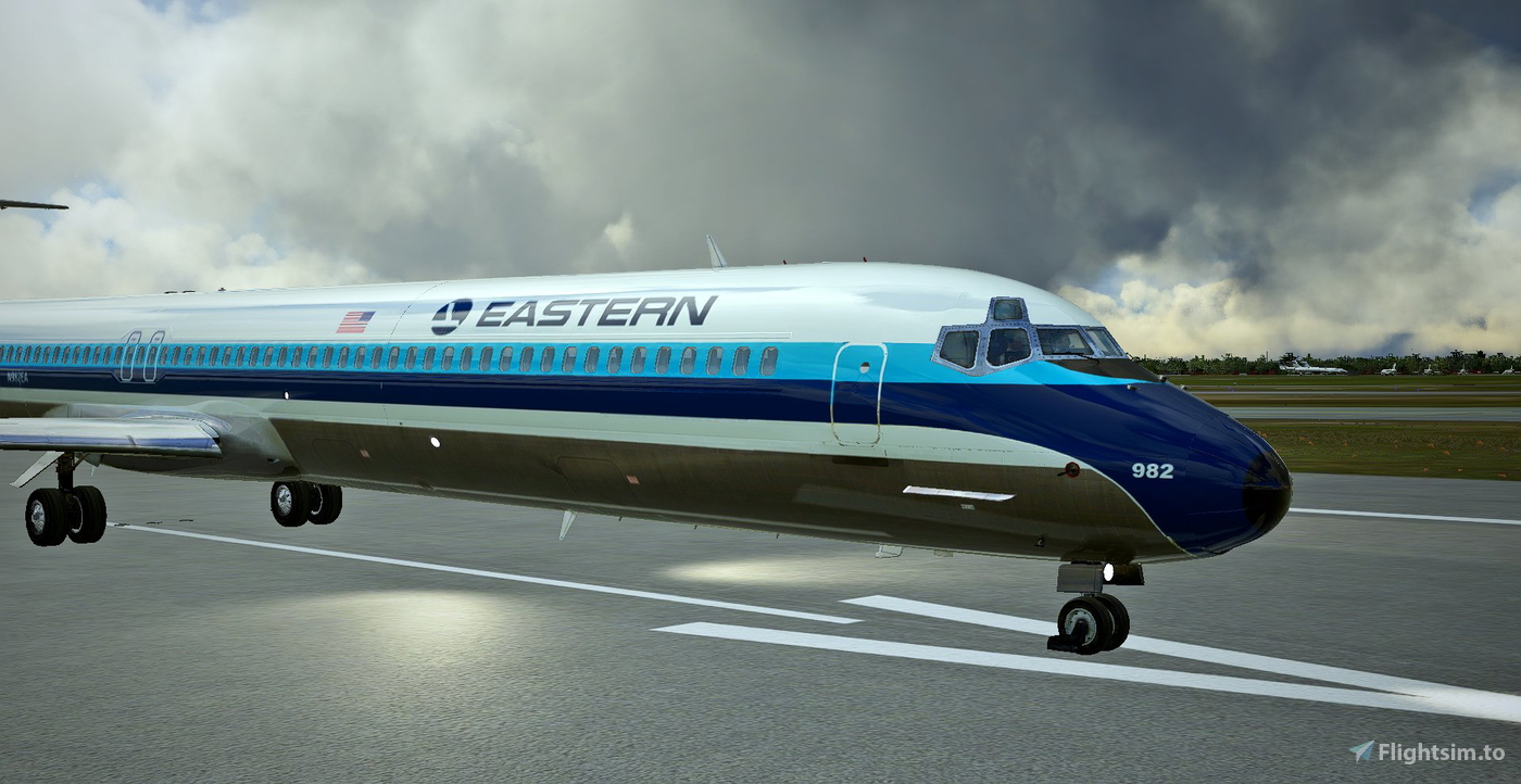 FlytheMaddog X MD-82 Eastern Air Lines WhisperJet (*non-chrome version ...