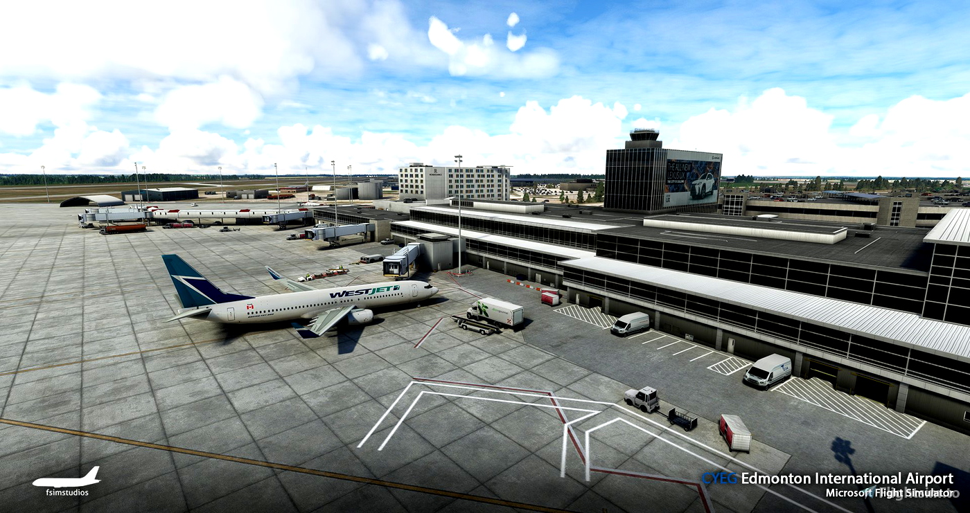 FSimStudios | CYEG - Edmonton International Airport for MSFS