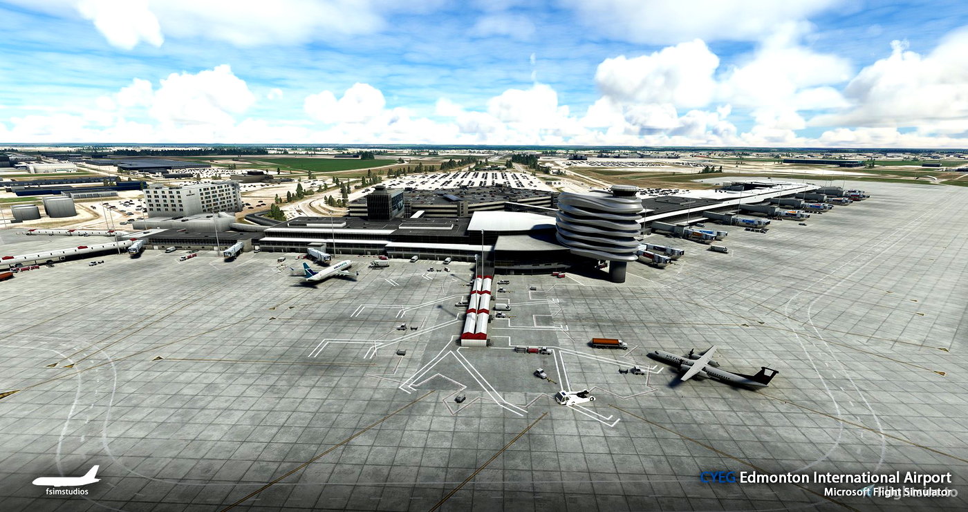FSimStudios | CYEG - Edmonton International Airport for MSFS