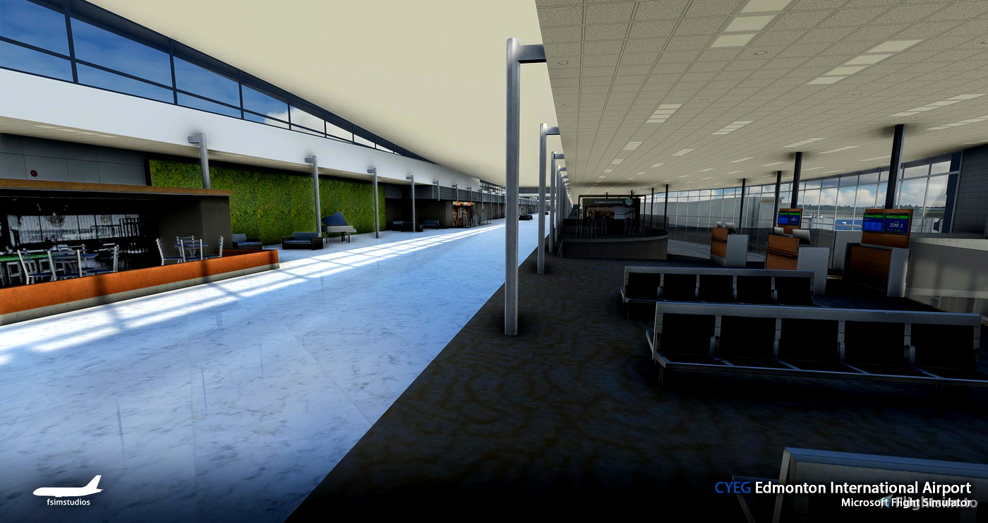 FSimStudios - CYEG - Edmonton International Airport for MSFS