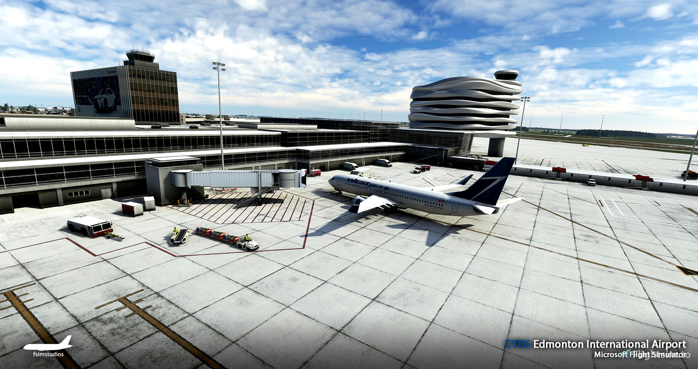FSimStudios | CYEG - Edmonton International Airport for MSFS