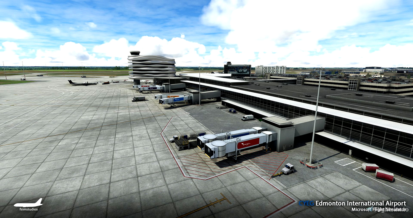 FSimStudios - CYEG - Edmonton International Airport for MSFS