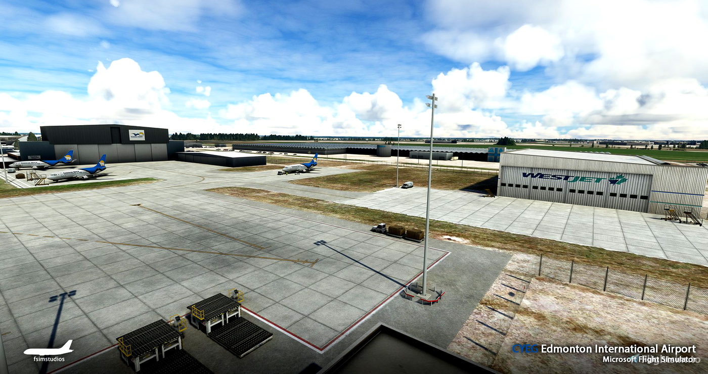 FSimStudios - CYEG - Edmonton International Airport for MSFS