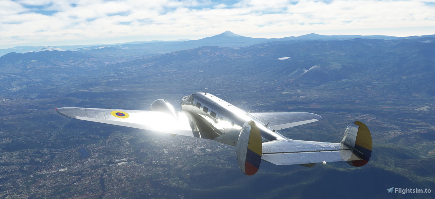 [Asobo / Carenado ] Fuerza Aerea Ecuatoriana Beechcraft 18 (C45 ...