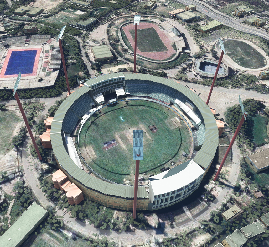 Gaddafi Stadium Gaddafi Stadium: Stunning Drone View In Lahore