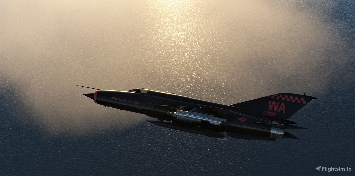 GKS MiG-21 US Air Force Wraith Aggressor (Fictional) skin for Microsoft ...