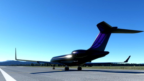 Global 6000 Corporate updated livery » Microsoft Flight Simulator
