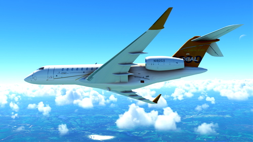 Global 6000 N182GX 8K HIGH DEFINITION DETAILS Repaint of Bombardier ...