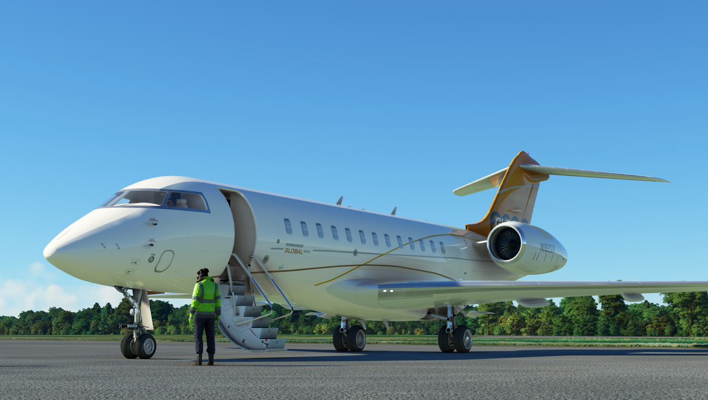 Global 6000 N182GX 8K HIGH DEFINITION DETAILS Repaint of Bombardier ...