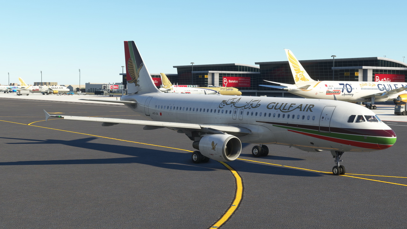 Gulf Air A320 90s Livery のために Microsoft Flight Simulator | MSFS