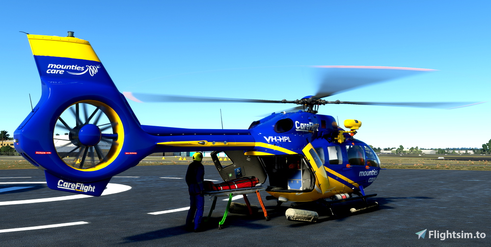 H145 CareFlight Livery Updated for HEMS for Microsoft Flight Simulator ...