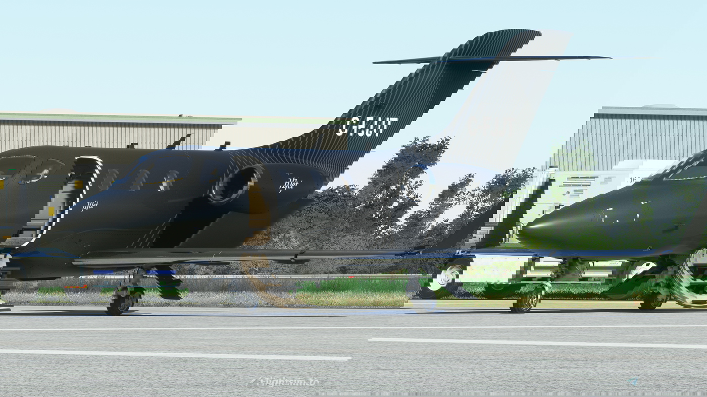 Hjet HA420 Black Stripe Livery for Microsoft Flight Simulator | MSFS