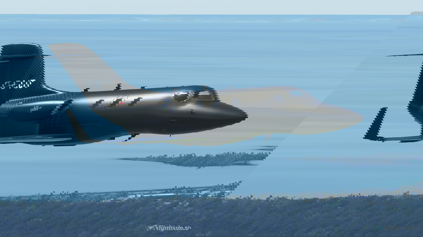 Hjet HA420 Black Stripe Livery for Microsoft Flight Simulator | MSFS