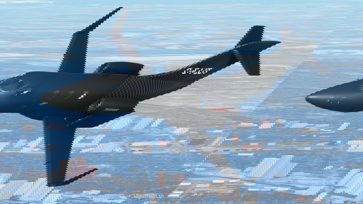 Hjet HA420 Black Stripe Livery for Microsoft Flight Simulator | MSFS