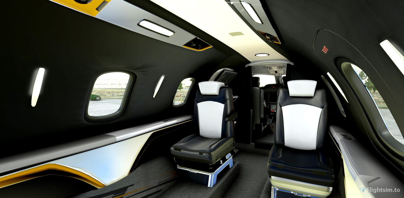 Honda Jet Variation 2 Black Gold and Silver » Microsoft Flight Simulator