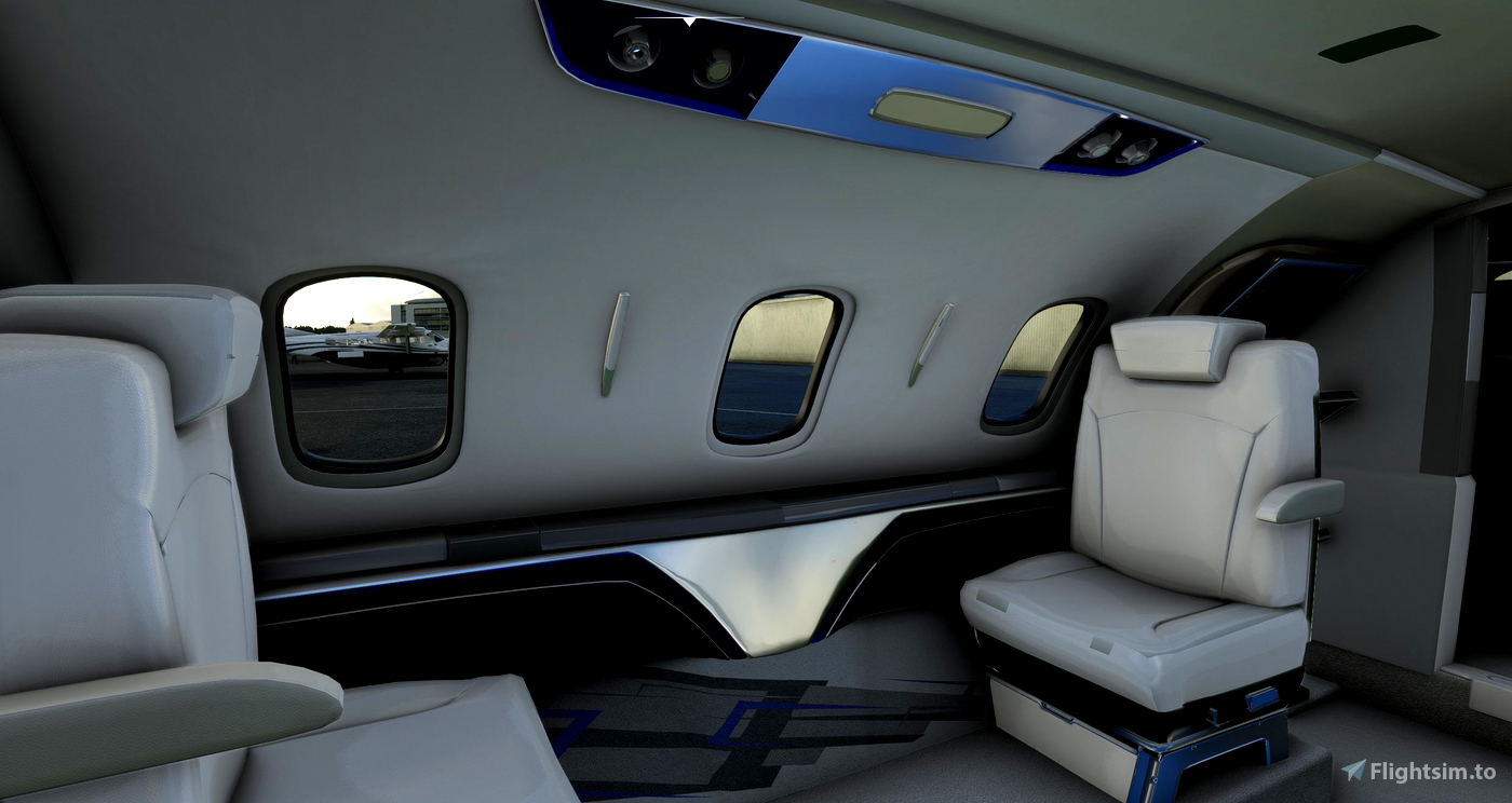 Honda Jet Variation 3 White Blue and Silver » Microsoft Flight Simulator