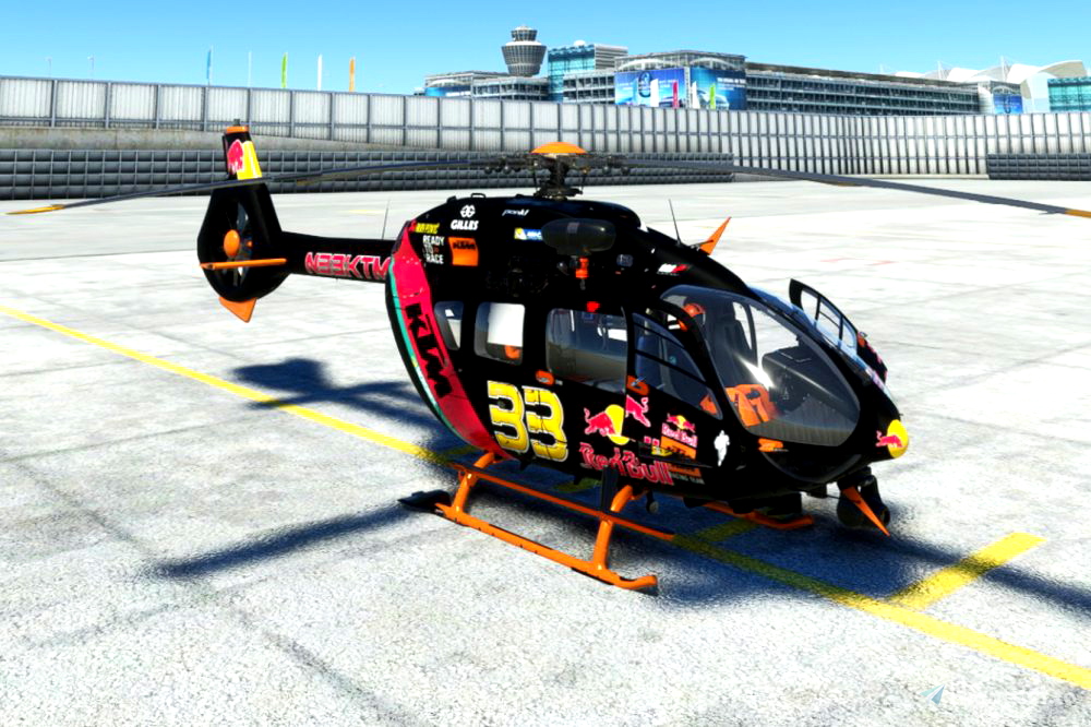 HPG Airbus H145 AP Livery "KTM MotoGP EMS, Firefighting, Civilian Cargo ...