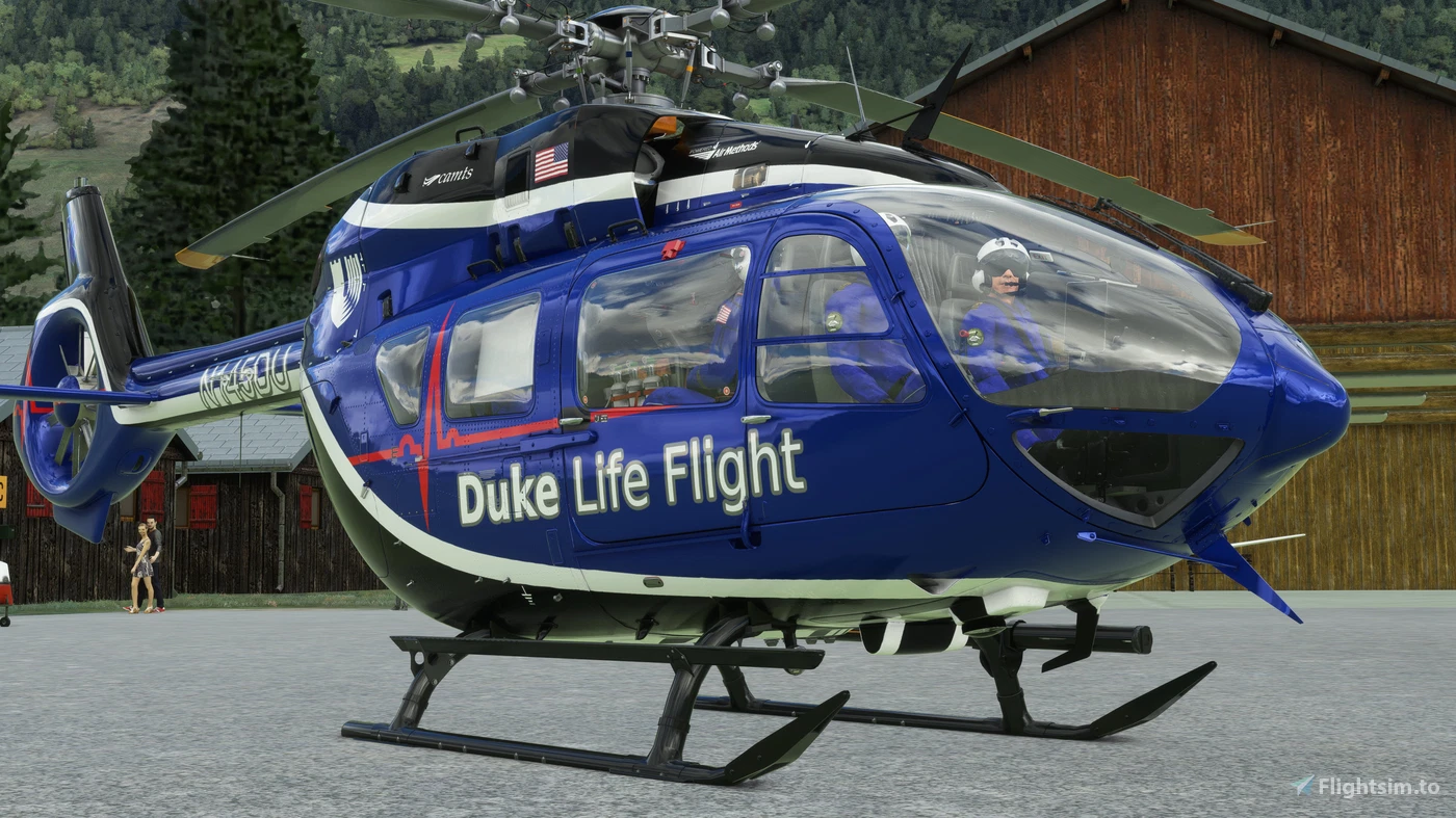 HPG Airbus H145 Duke Life Flight N145DU (2 variants, HEMS & CIV) for ...