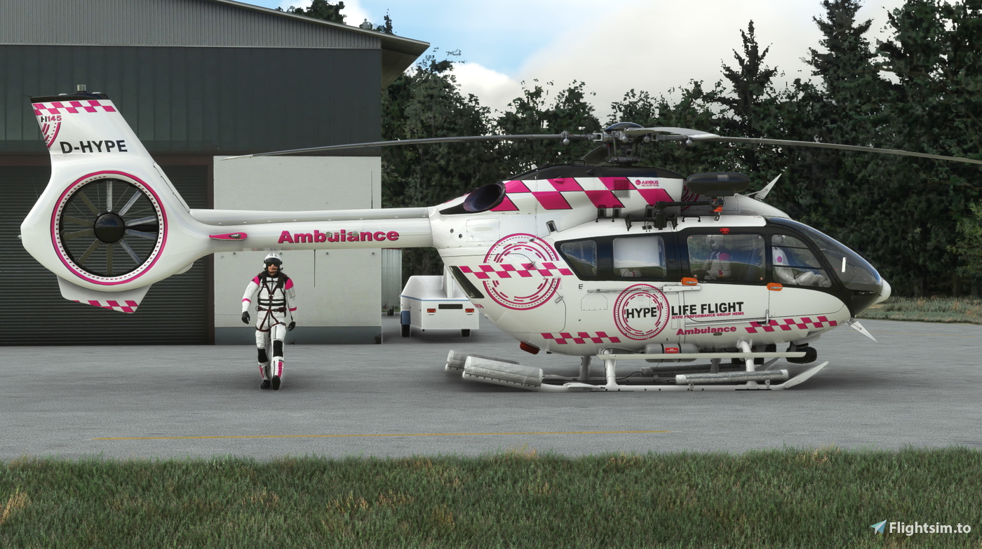 HPG Airbus H145 HYPE LIFE FLIGHT 01 (Fictional, HEMS & CIVIL variants ...