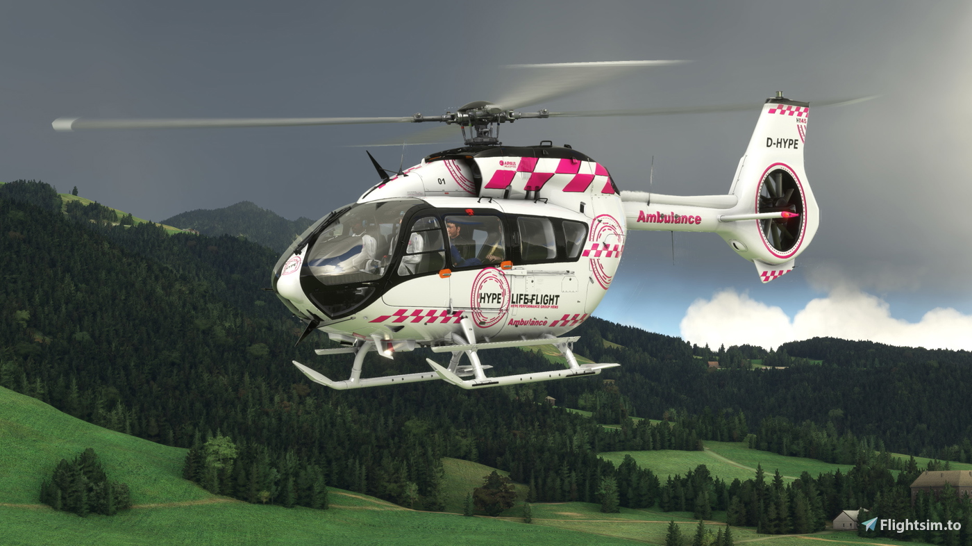 HPG Airbus H145 HYPE LIFE FLIGHT 01 (Fictional, HEMS & CIVIL variants ...