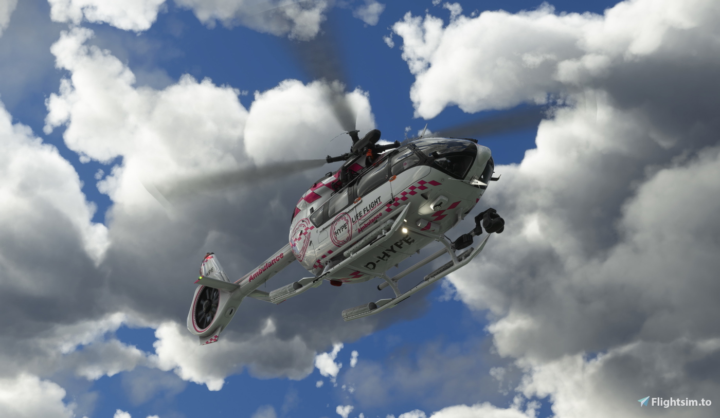 HPG Airbus H145 HYPE LIFE FLIGHT 01 (Fictional, HEMS & CIVIL variants ...