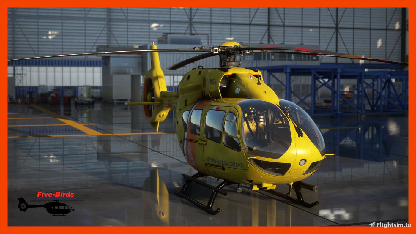Hpg H145 Action Pack Livery Netherlands Coastguard Oo Nsz Ems For