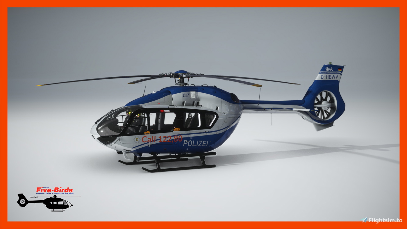 Hpg H145 Action Pack Livery Polizeihubschrauberstaffel Baden