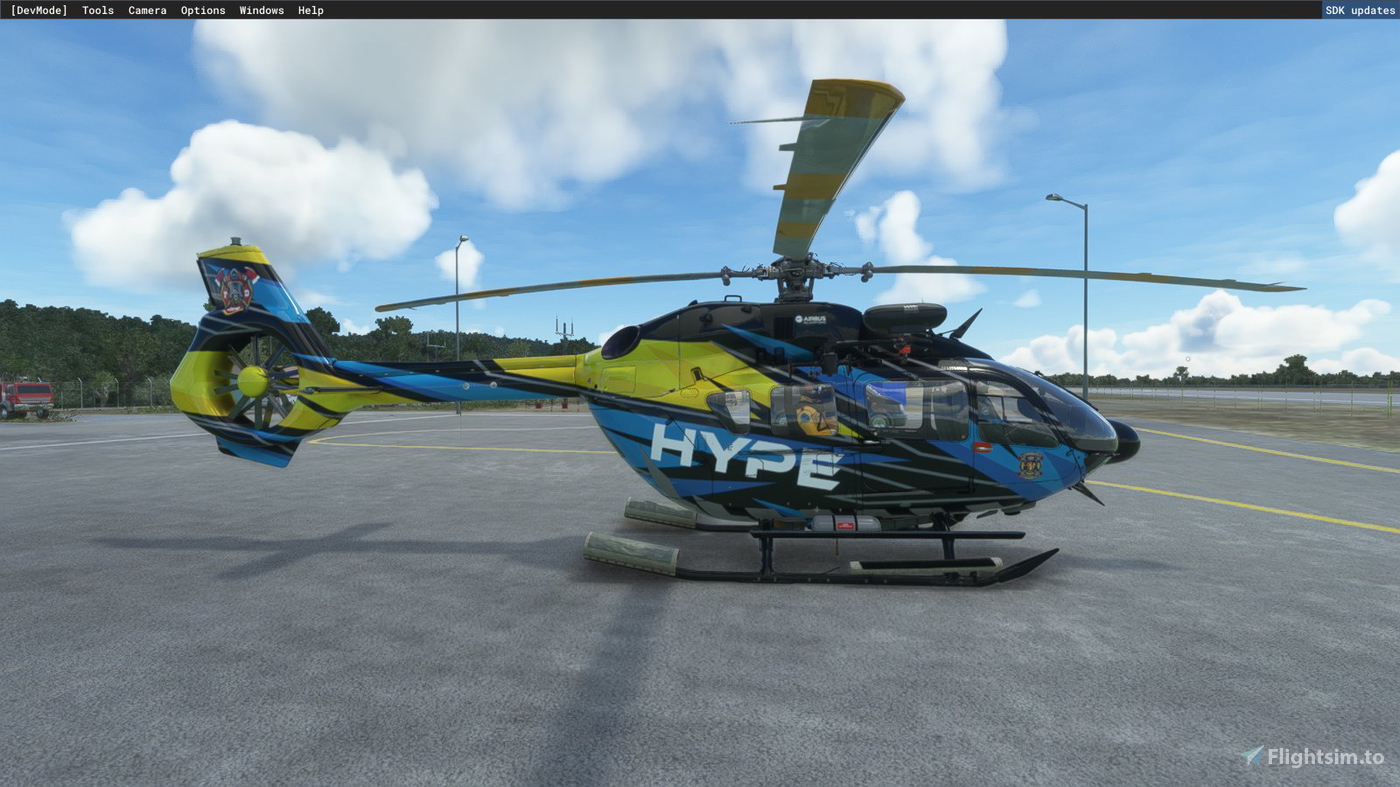 HPG H145 CLI4D FF FICTIONAL LIVERY for Microsoft Flight Simulator | MSFS